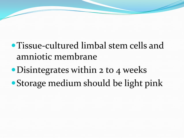 Amniotic Membrane Transplant | PPTX | Pregnancy | Reproductive Health