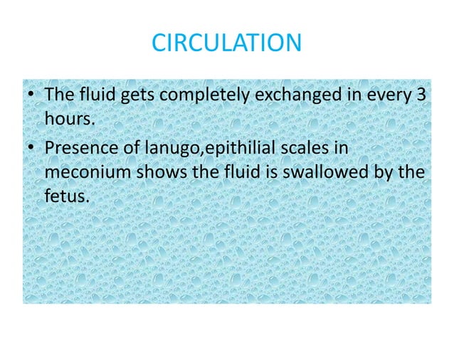 Amniotic sac and fluid | PPTX | Pregnancy | Reproductive Health