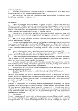 1Additive Manufacturing Unit I Notes for | DOCX