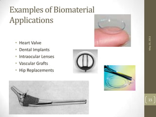 Biomaterials and its Applications | PPSX