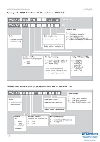 AMO Absolute Encoder Catalog | PDF
