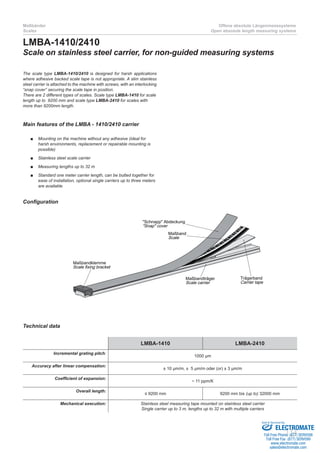 AMO Absolute Encoder Catalog | PDF