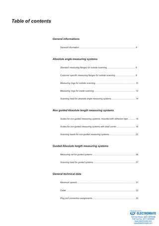 AMO Absolute Encoder Catalog | PDF