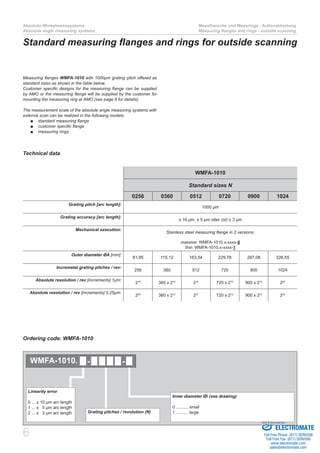 AMO Absolute Encoder Catalog | PDF
