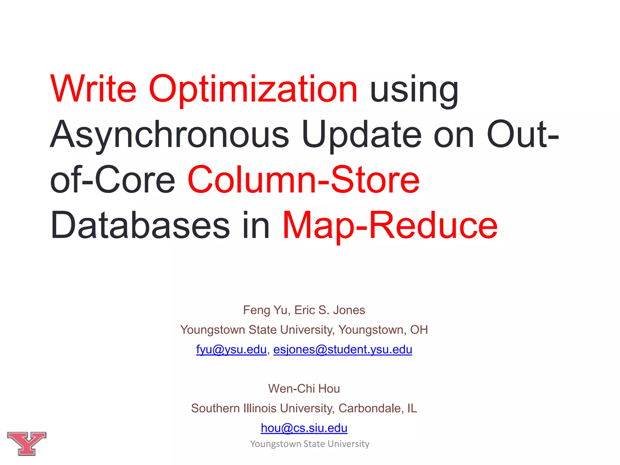 Timestamped Binary Association Table - IEEE Big Data Congress 2015 | PPT
