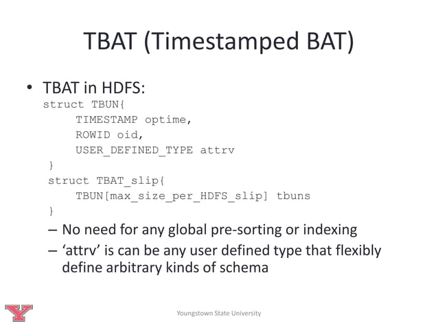 Timestamped Binary Association Table - IEEE Big Data Congress 2015 | PPT
