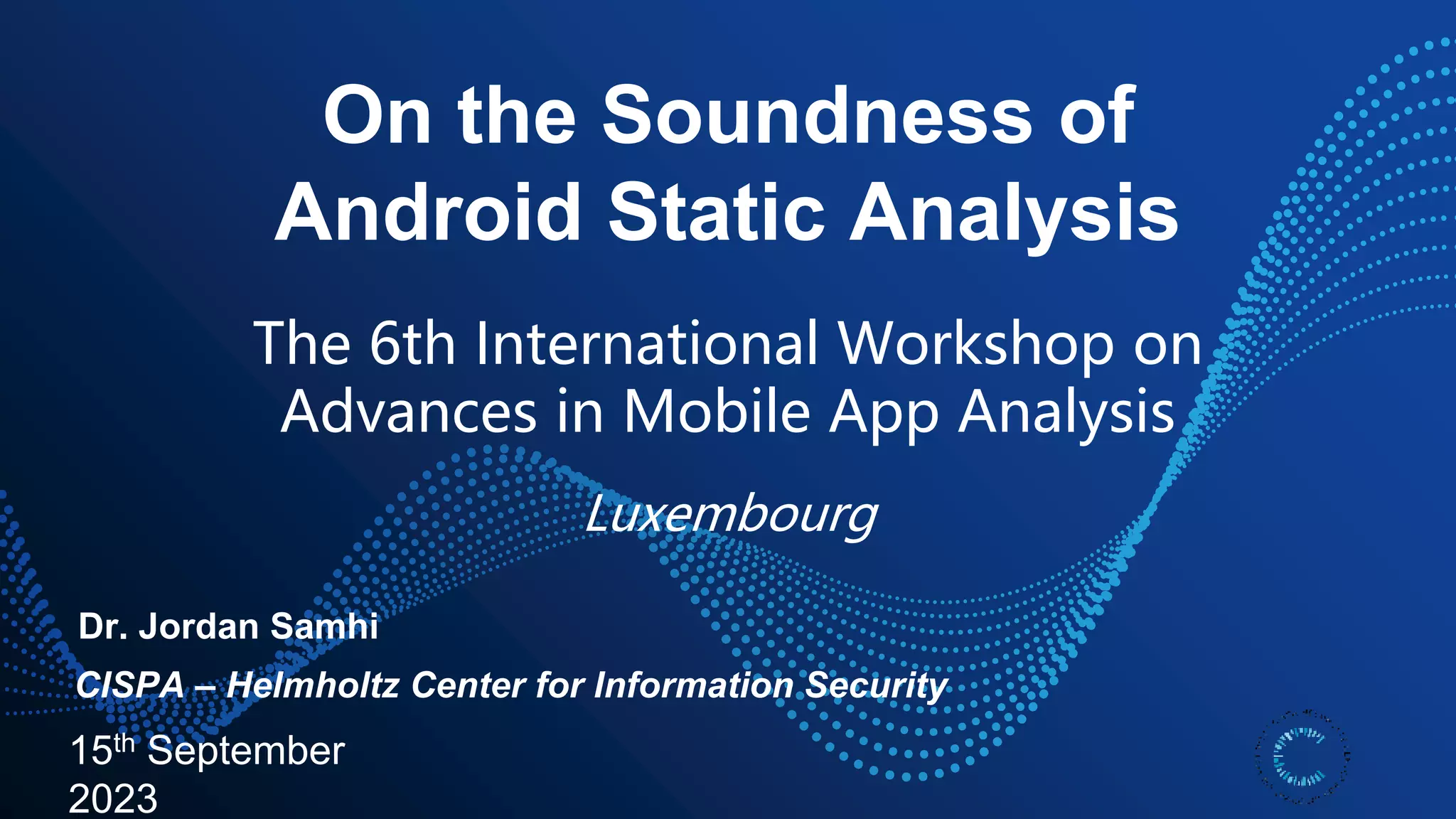 On the Soundness of Android Static Analysis | PPT | Free Download