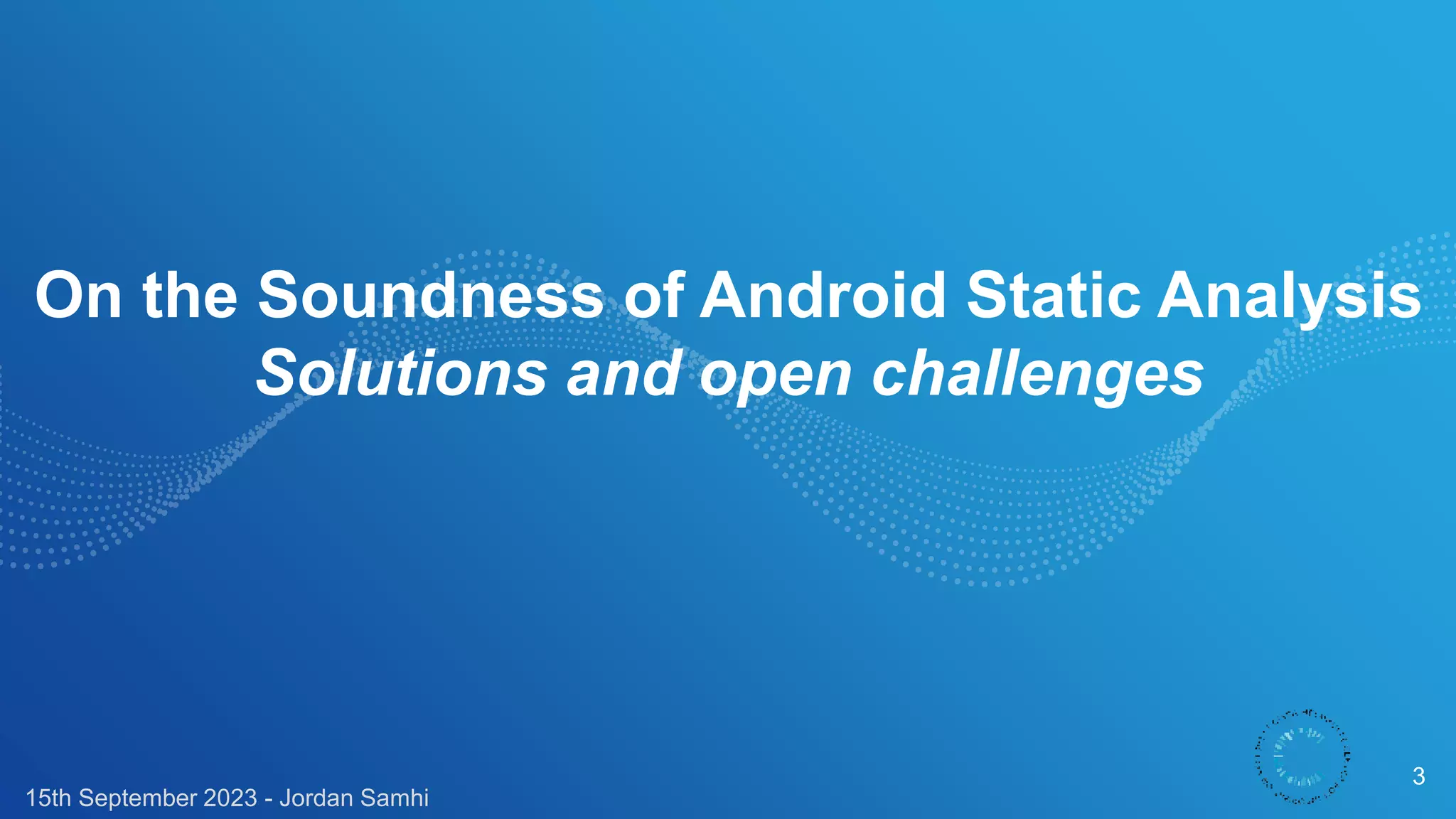 On the Soundness of Android Static Analysis | PPT | Free Download
