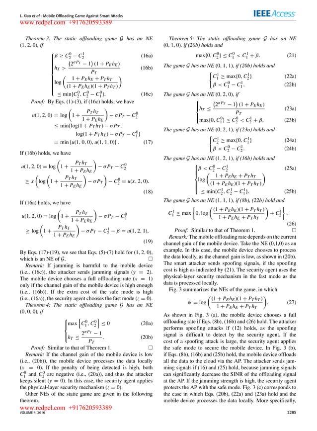 A mobile offloading game against smart attacks | PDF