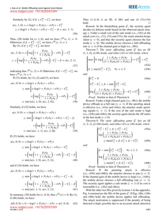 A mobile offloading game against smart attacks | PDF | Strategy Video ...
