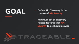 2022 APIsecure_API Discovery: First step towards API Security | PDF