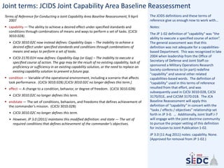A Model-Based Approach to Joint Capabilities-vocabulary, semantics, and ...