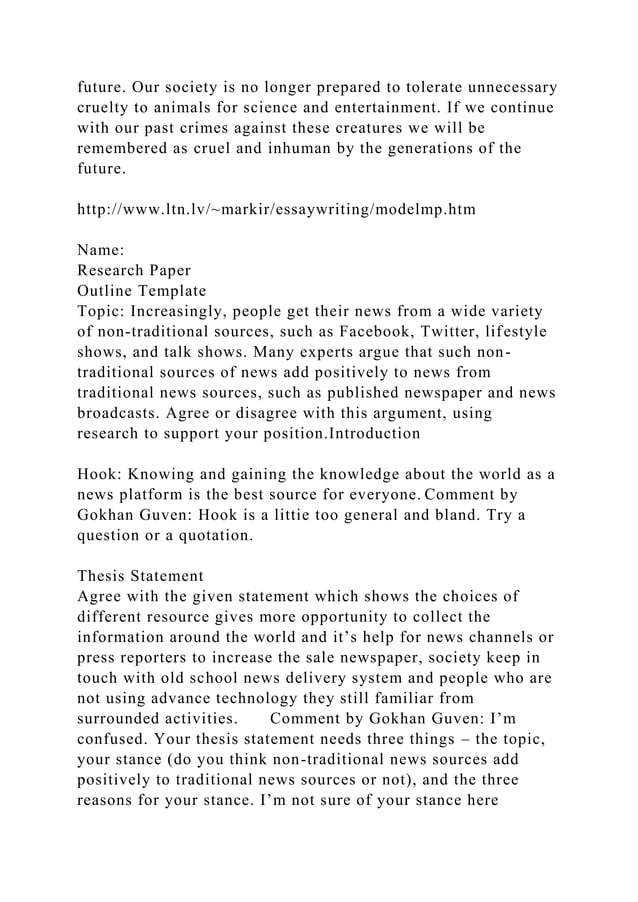 A model argumentative essayThe issue of whether we should allow m.docx