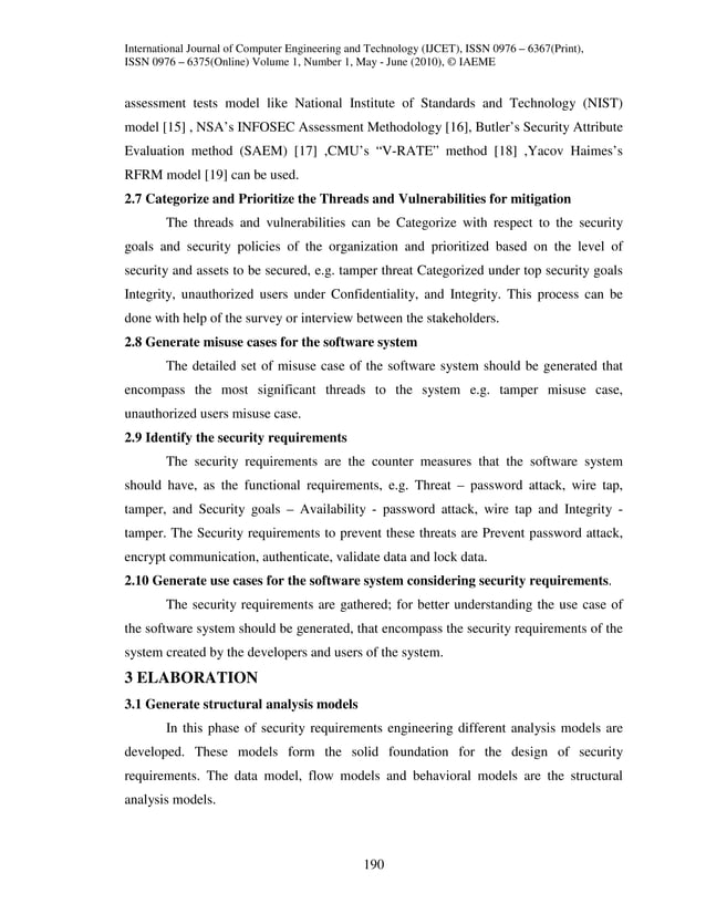 A model based security requirements engineering framework | PDF