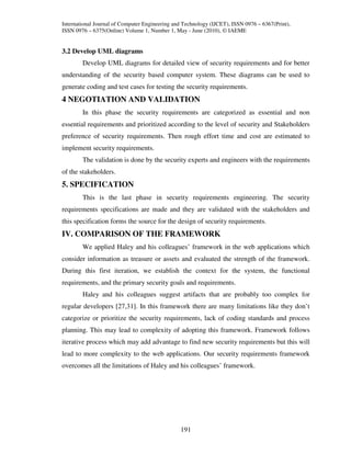 A model based security requirements engineering framework | PDF