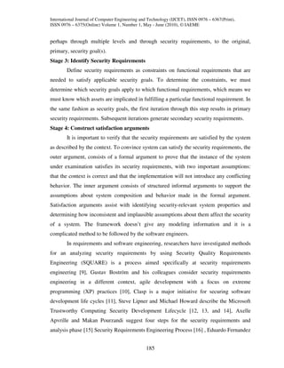 A model based security requirements engineering framework | PDF