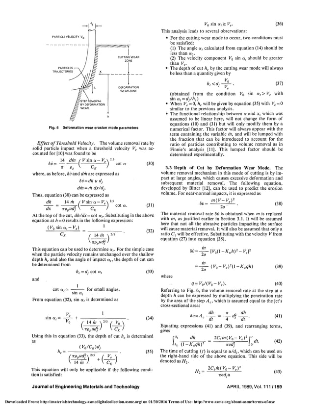 A model for abrasive waterjet (awj) machining | PDF