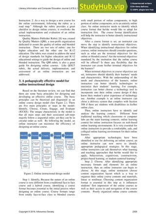 A Model For Effective Online Instructional Design | PDF