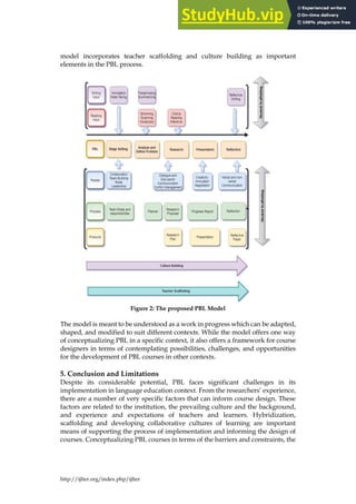 A Model For Implementing Problem-Based Language Learning Experiences From A Seven-Year Journey | PDF
