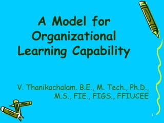 A Model for Organizational Learning Capability.new.ppt