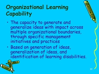 A Model for Organizational Learning Capability.new.ppt