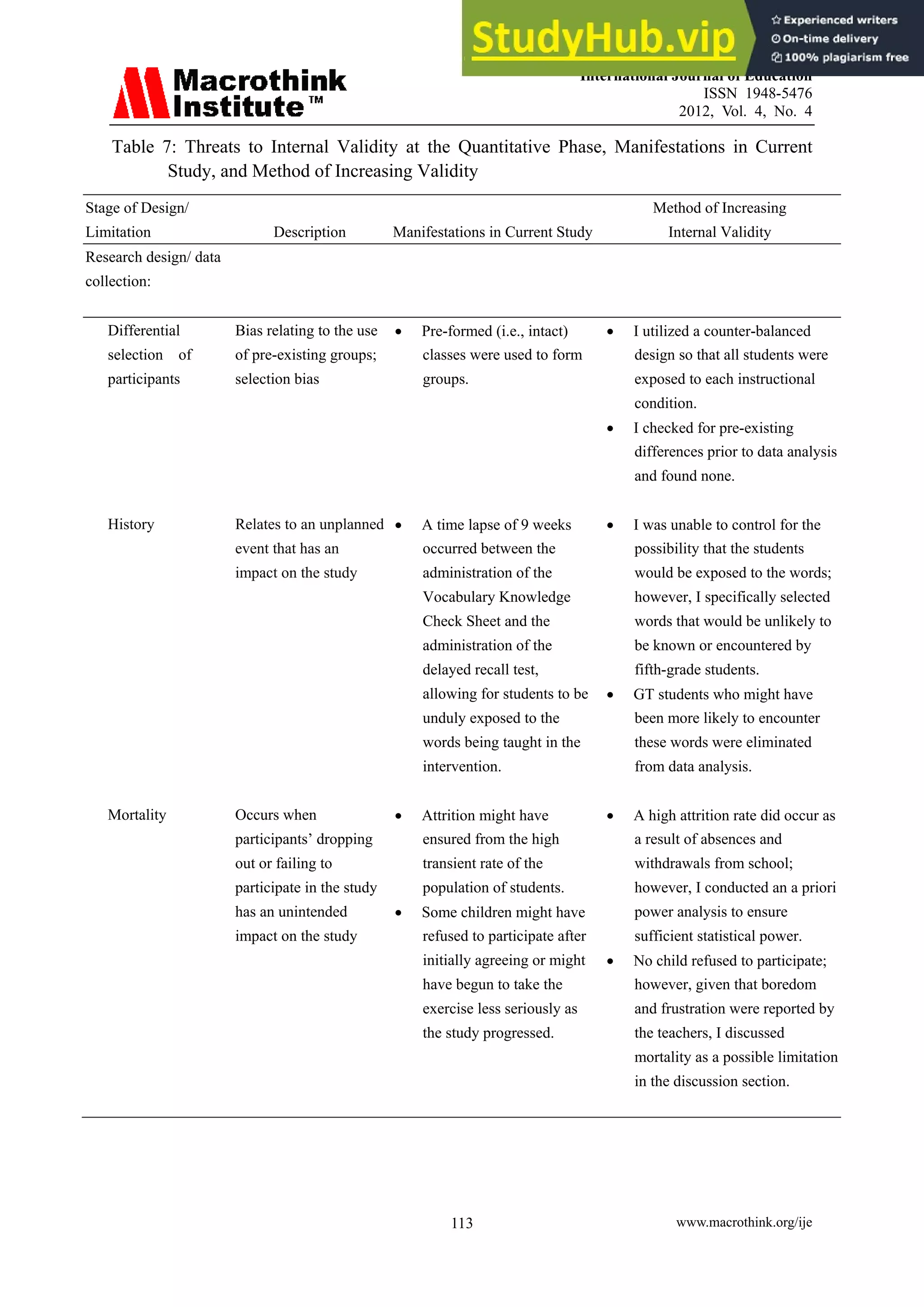 A Model For Presenting Threats To Legitimation At The Planning And ...