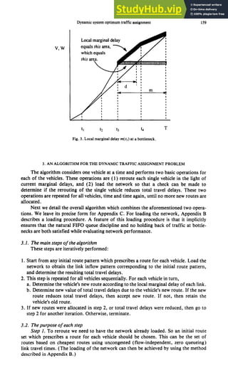 A Model For The Dynamic System Optimum Traffic Assignment Problem Pdf