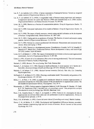 A model of burnout process gil monte | PDF