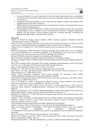 A model of creating instructional materials based on the school | PDF | Education industry ...