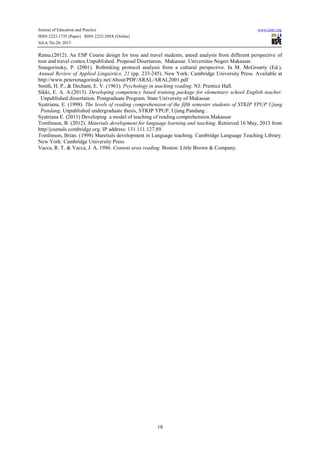 A model of creating instructional materials based on the school | PDF ...