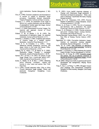 A Model Of Destination Image Promotion With A Case Study Of Nanjing | PDF