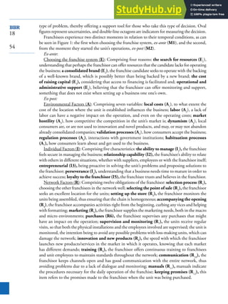 A Model Of Influential Factors In Franchise Operations | PDF