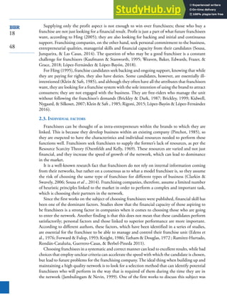 A Model Of Influential Factors In Franchise Operations | PDF