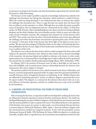 A Model Of Influential Factors In Franchise Operations | PDF