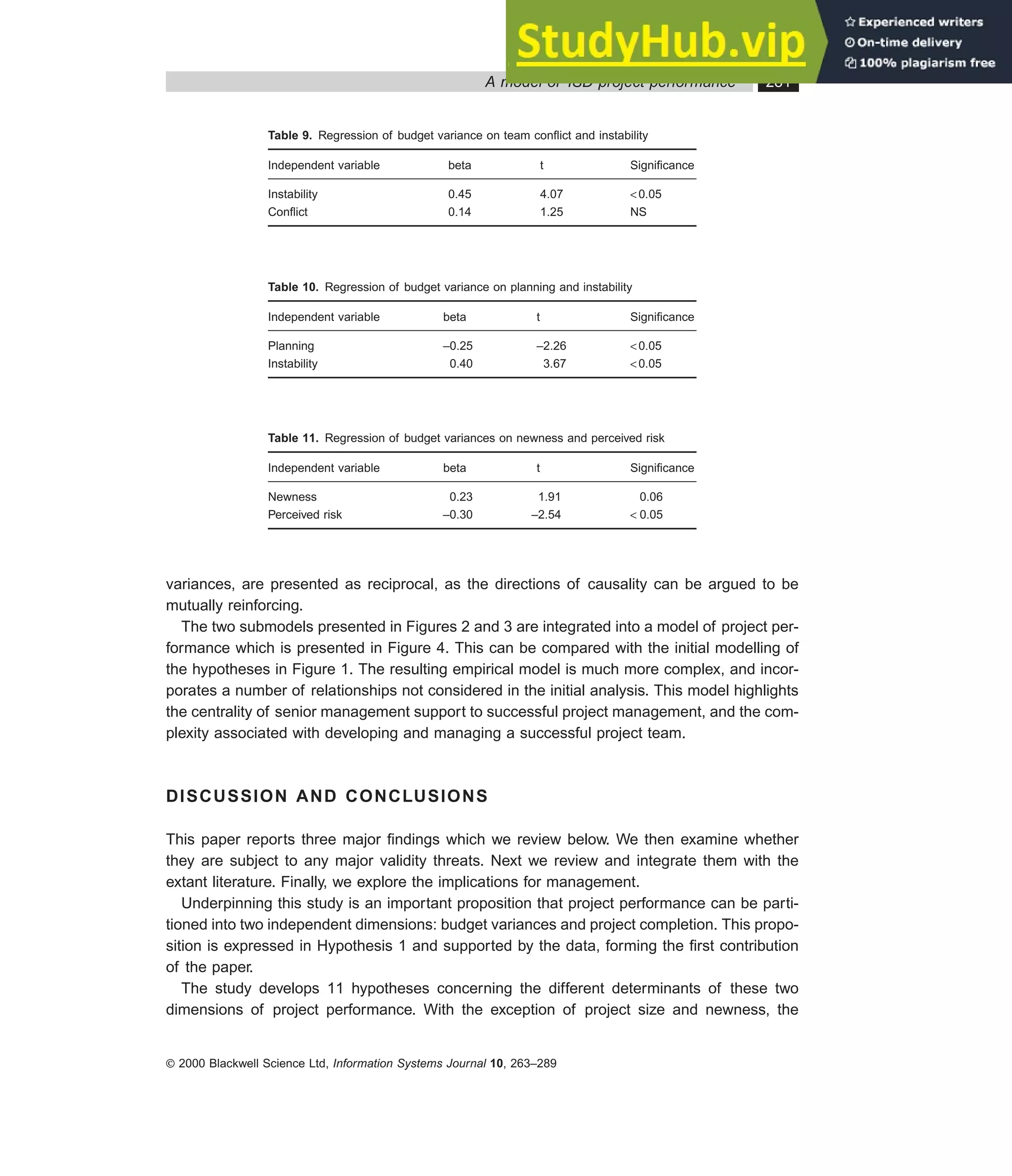 A Model Of Information Systems Development Project Performance | PDF