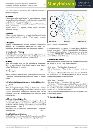 A Model Of Opinion Mining For Classifying Movies | PDF