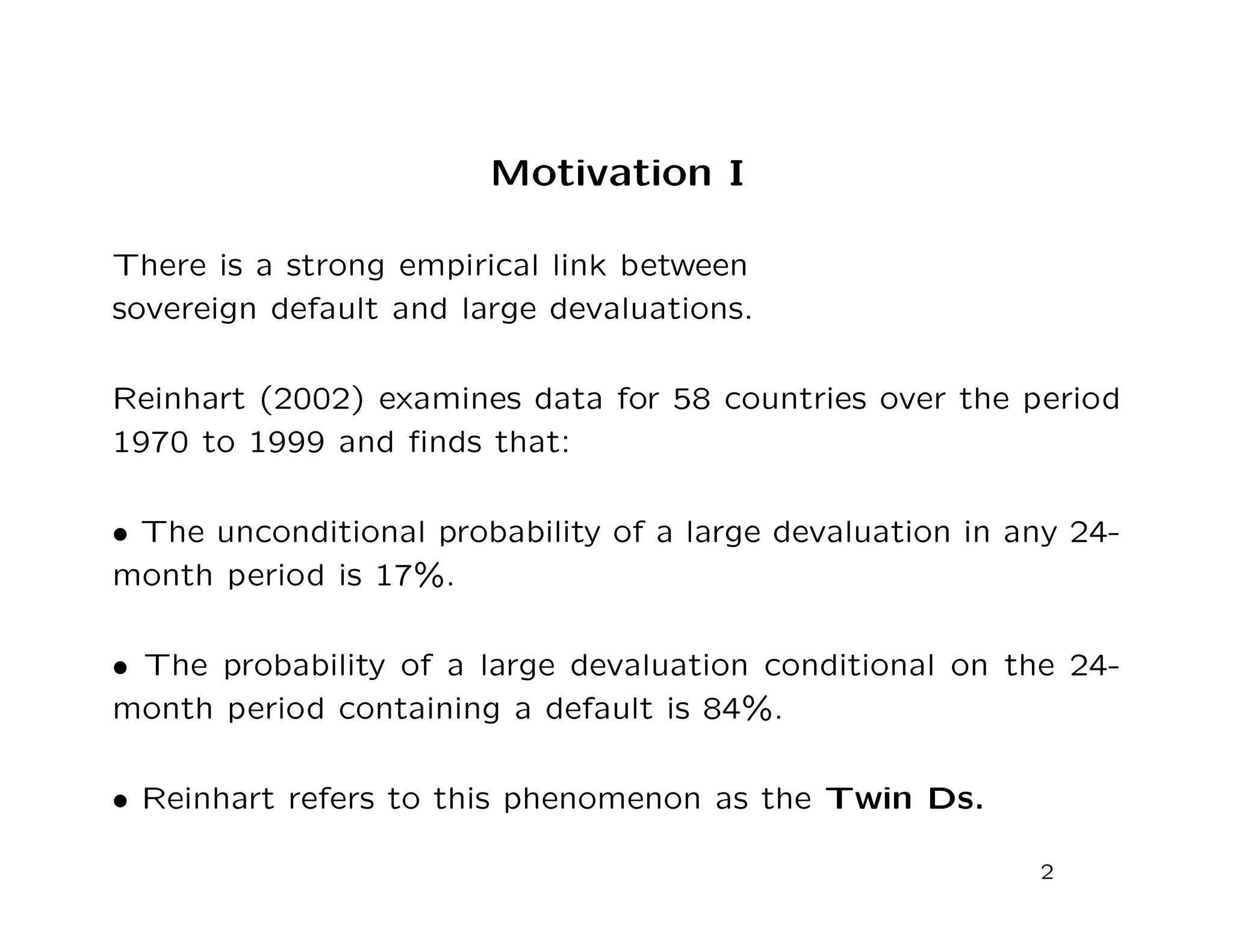 A Model of the Twin Ds: Optimal Default and Devaluation | PDF