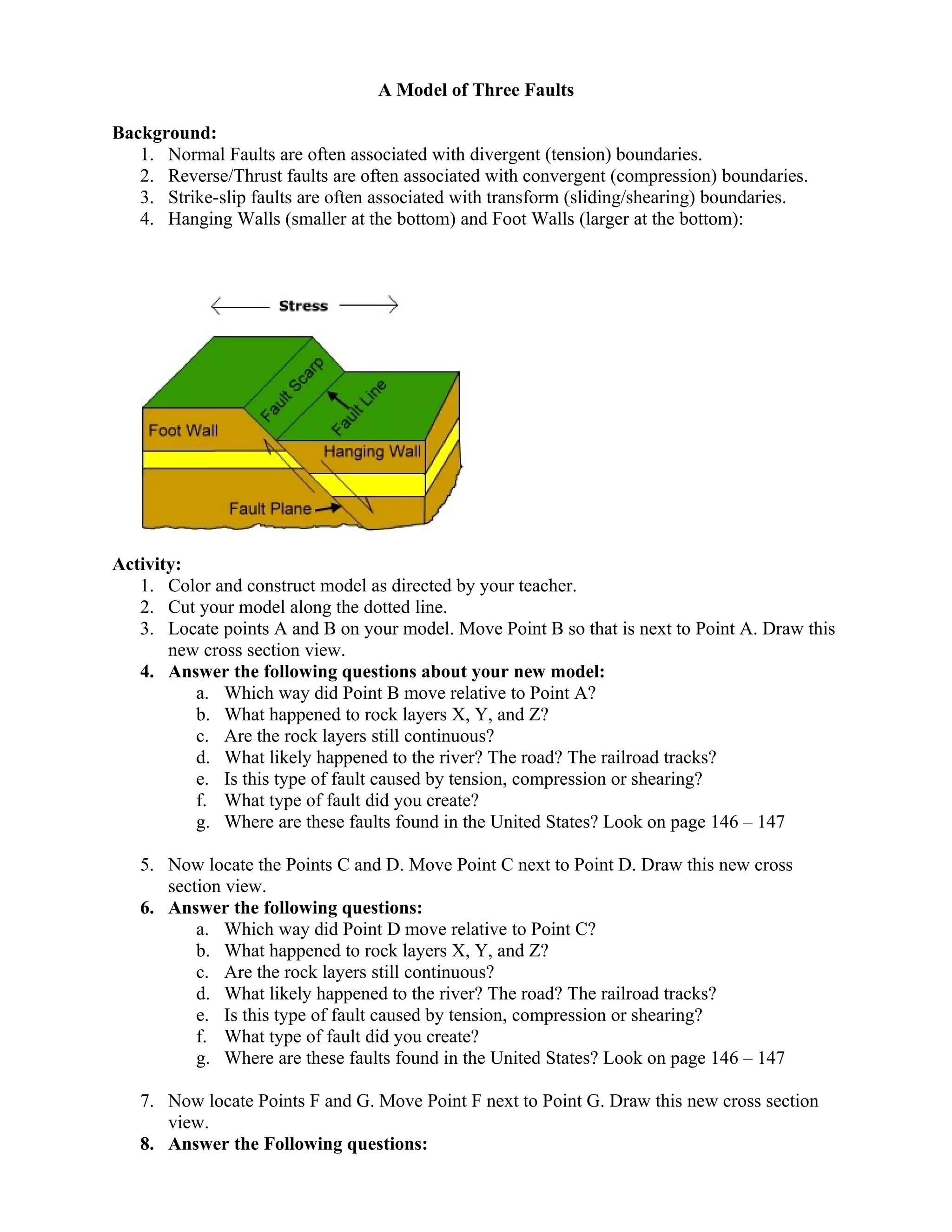 A Model Of Three Faults | DOC