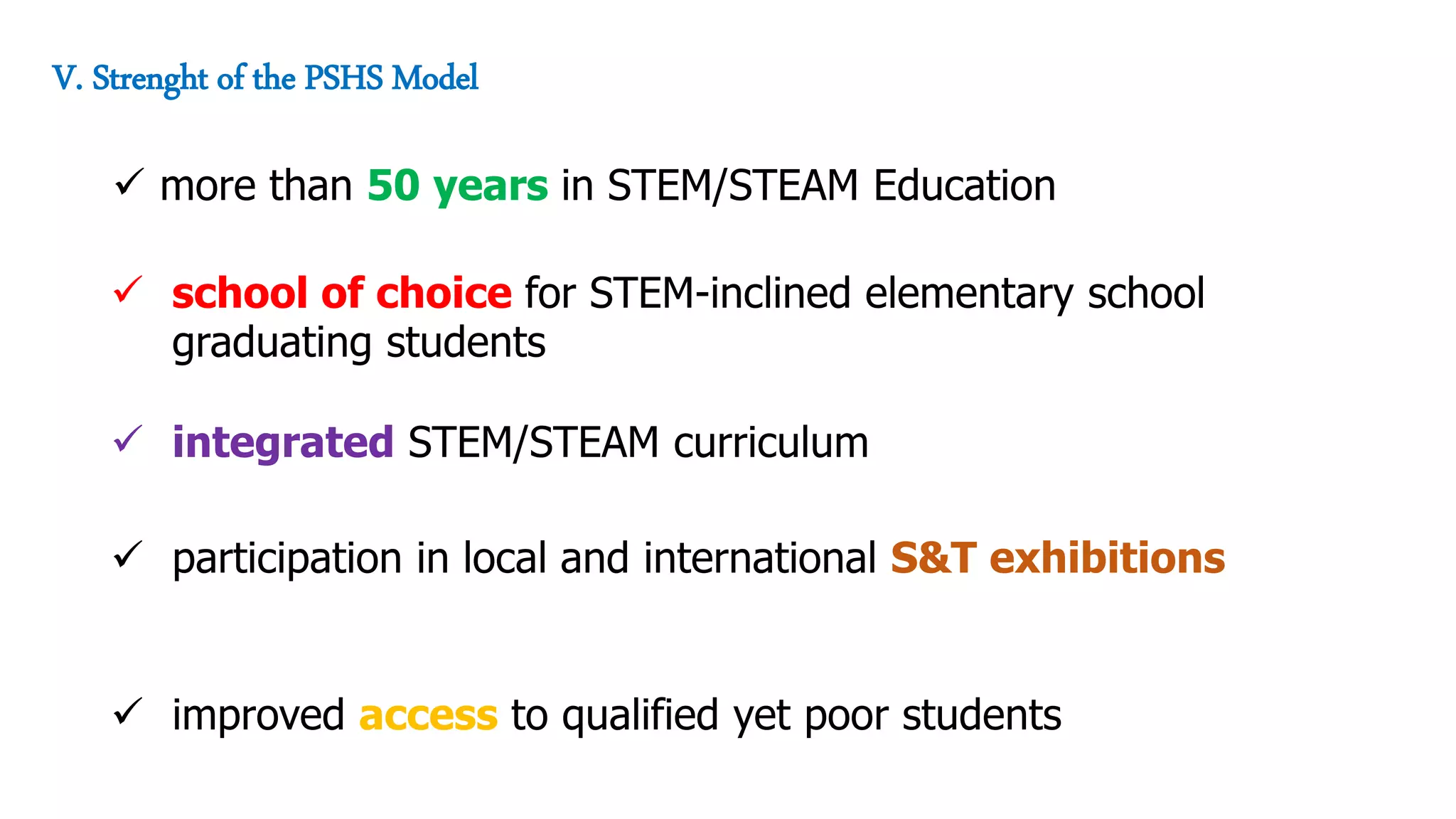 A model stem school in the philippines | PPTX