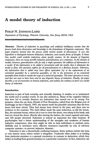 A model theory of induction | PDF