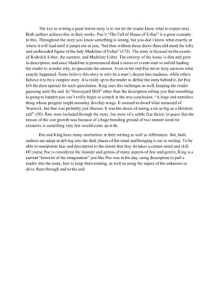A Modern Day Poe Essay | PDF