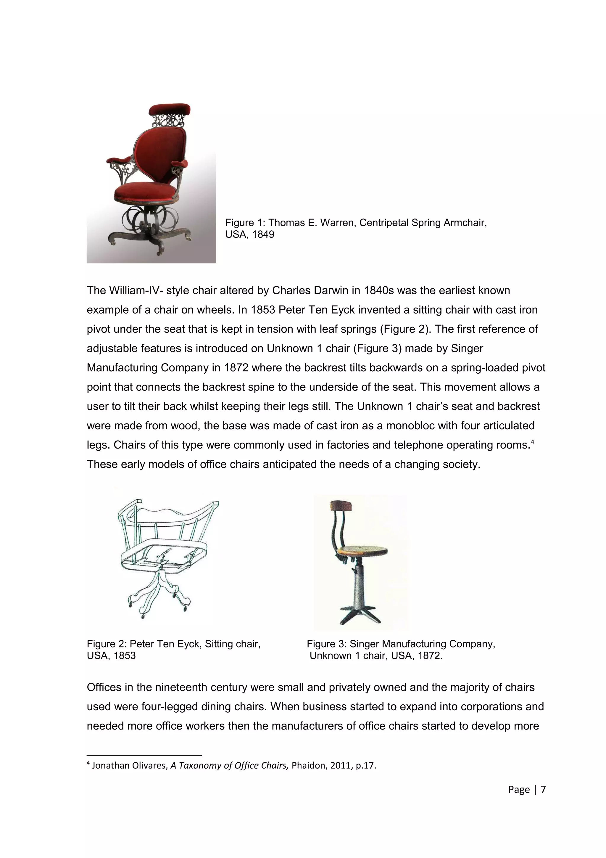 A modern office chair dissertation | DOC