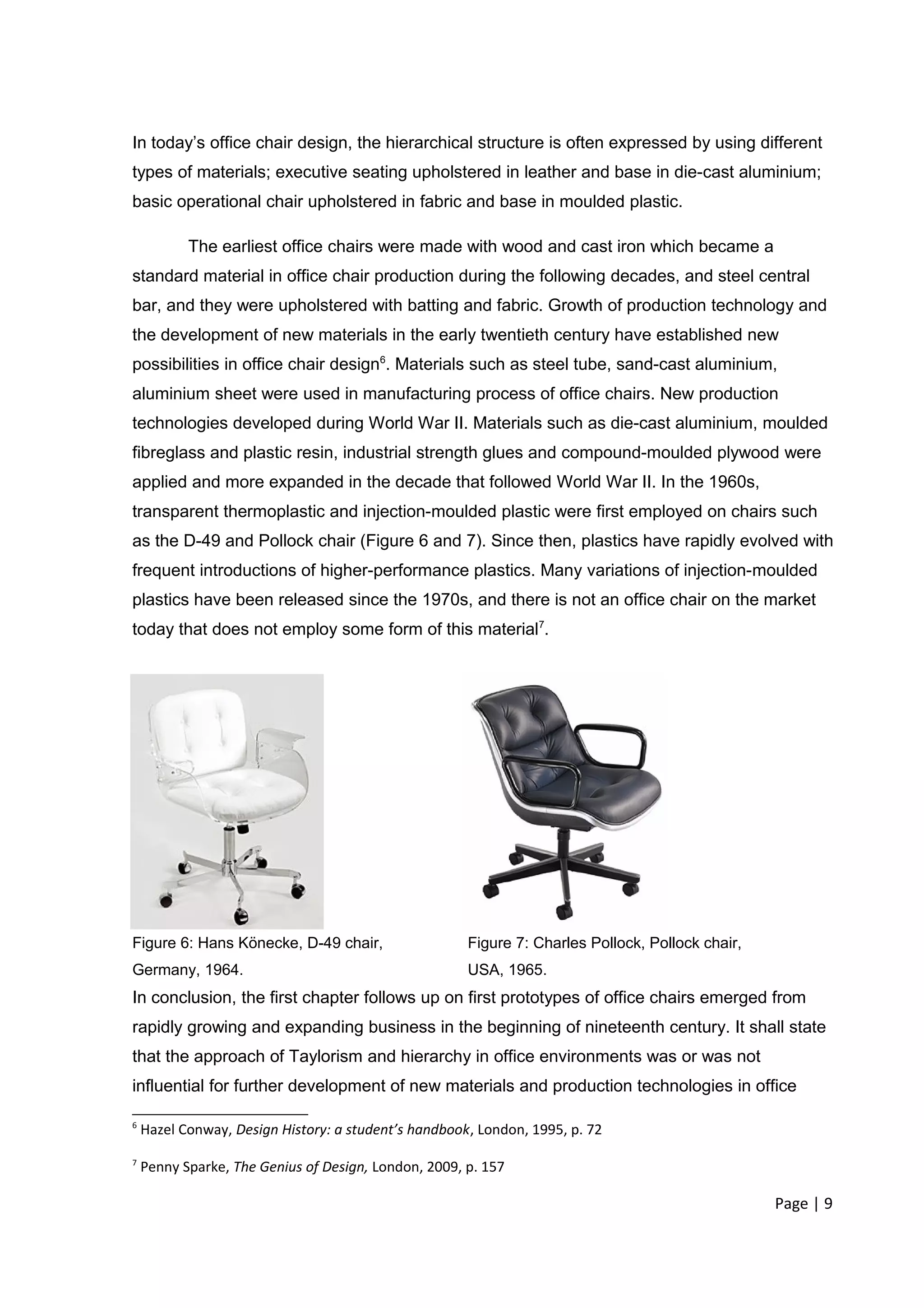 A modern office chair dissertation | DOC
