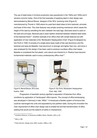 A modern office chair dissertation | DOC | Business | Business and Finance