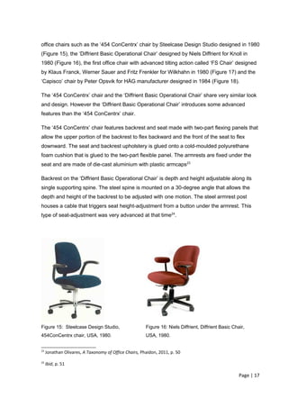 A modern office chair dissertation | DOC | Business | Business and Finance