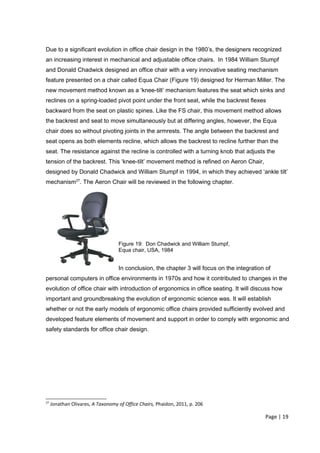 A modern office chair dissertation | DOC