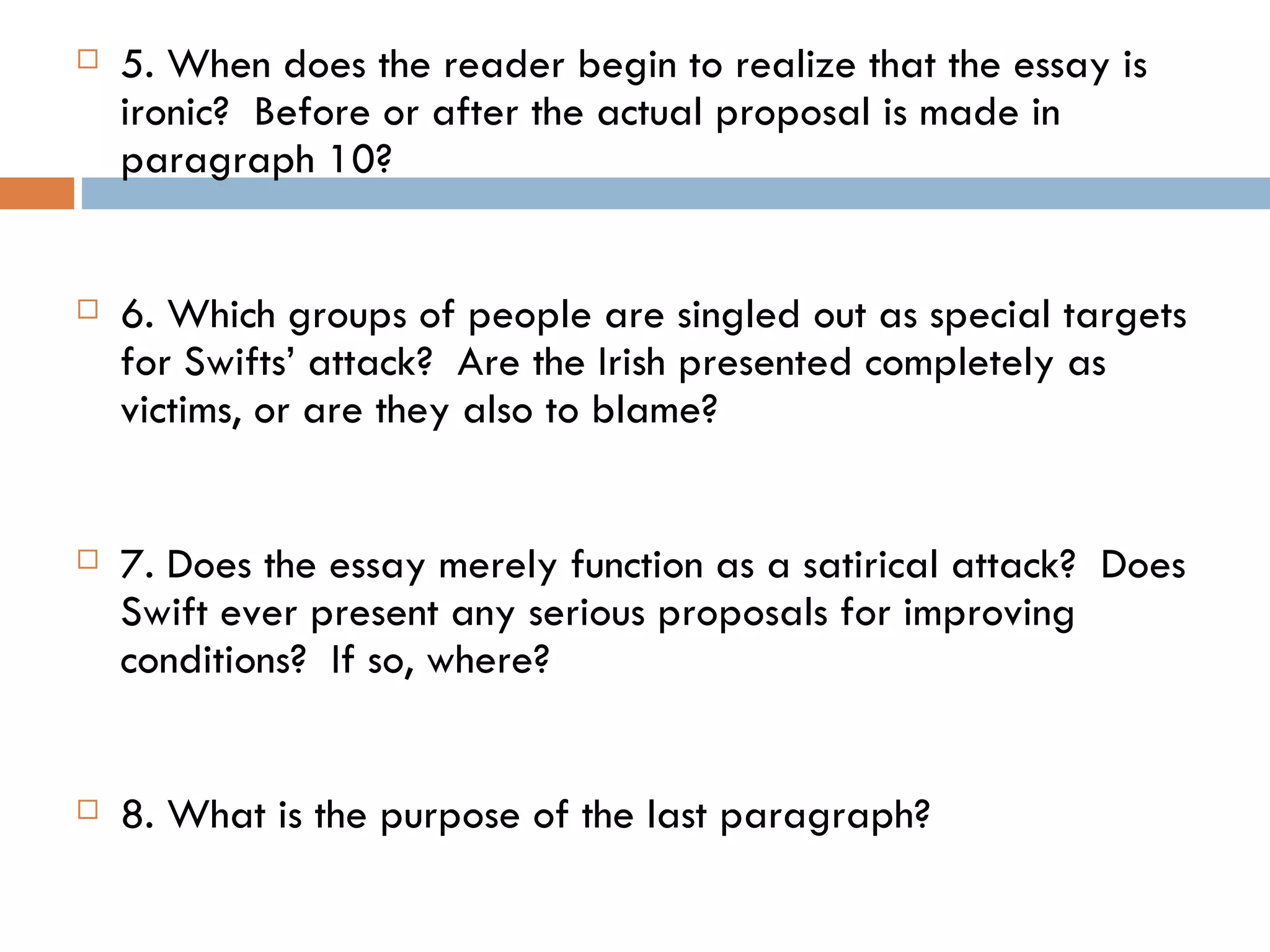 A modest proposal | PPT
