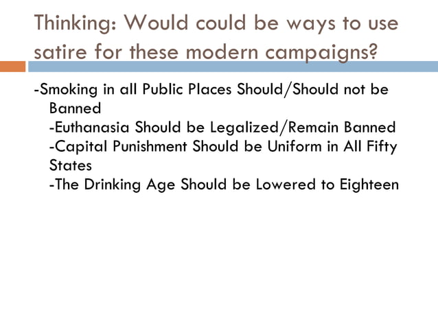 A modest proposal | PPT