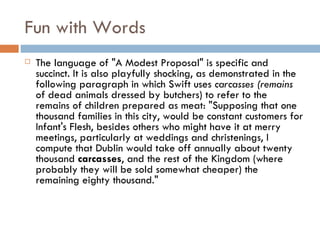 A modest proposal | PPT