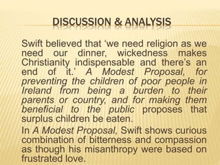 A modest proposal (1729) | PPTX